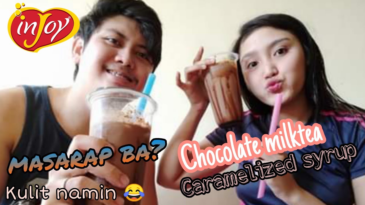 Chocolate Milktea Injoy | Caramelized Sugar Syrup | Injoy Products ...