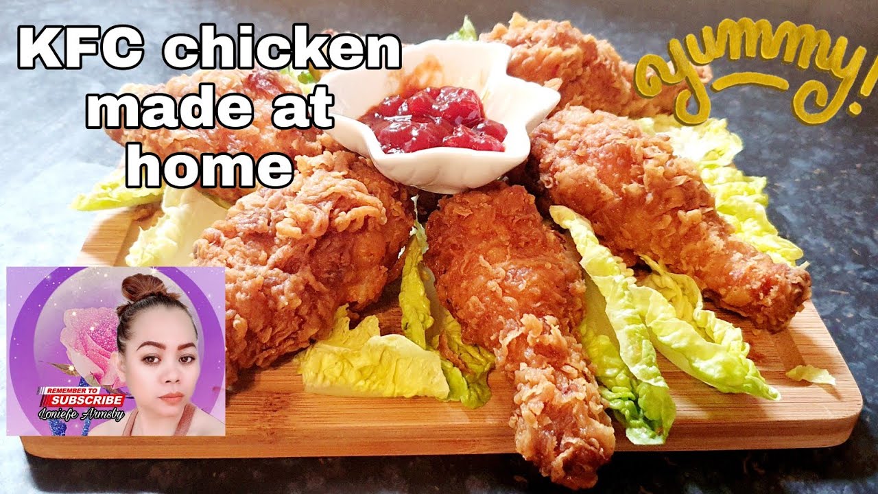 KFC chicken made at home|| homemade recipe||easy cooking||KFC chicken ...