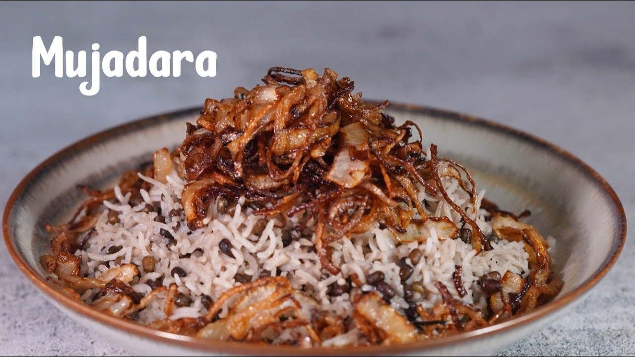 Mujadara Recipe | Mujadara Lentils and Rice | Lebanese Mujadara Recipe ...