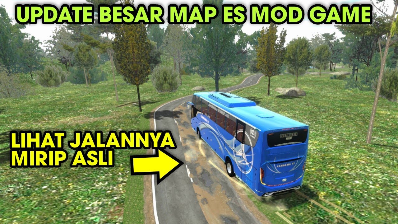 Map Baru !! Jalur Hutan Ekstreme Mirip Asli Dunia Nyata di Es Mod Game ...