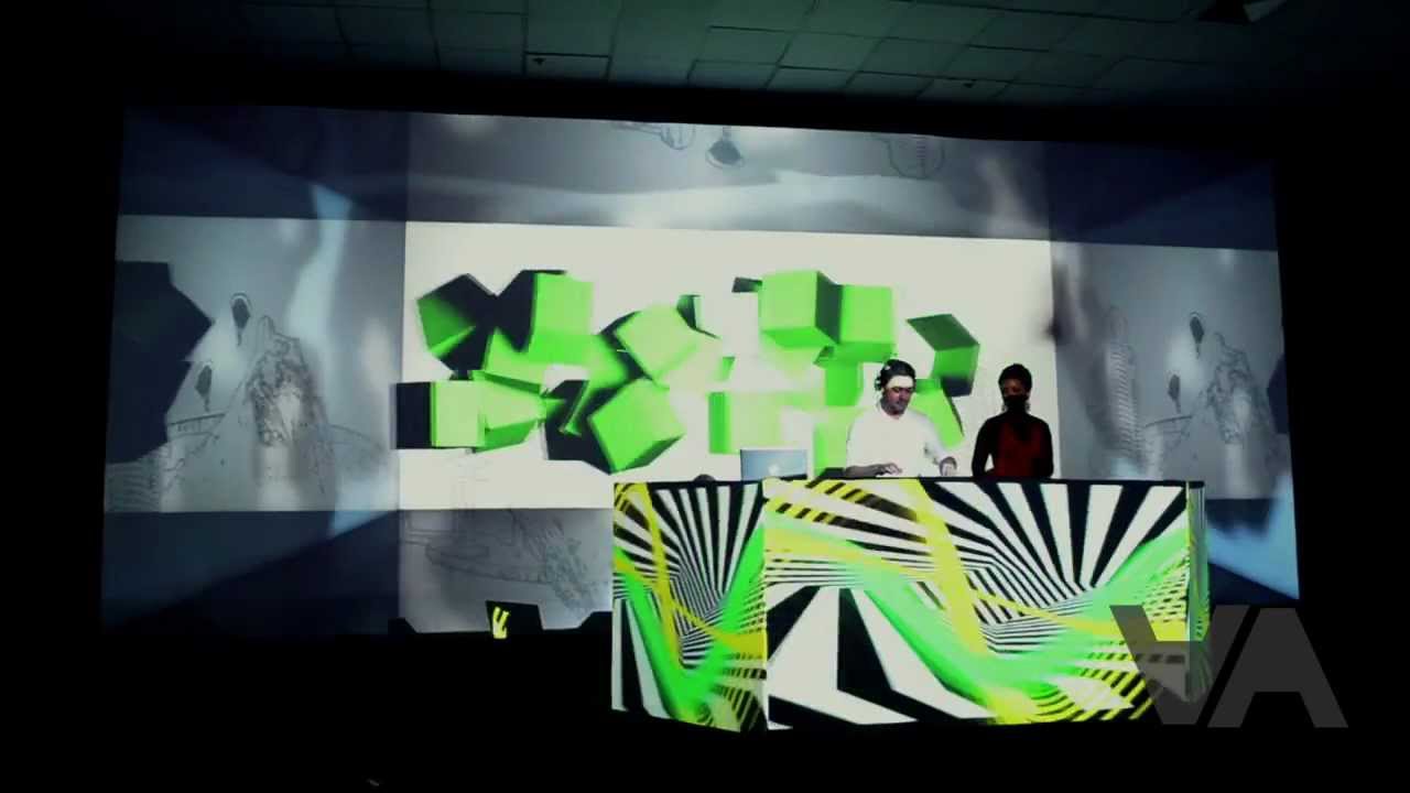 Video Mapping Cabine de DJ - YouTube