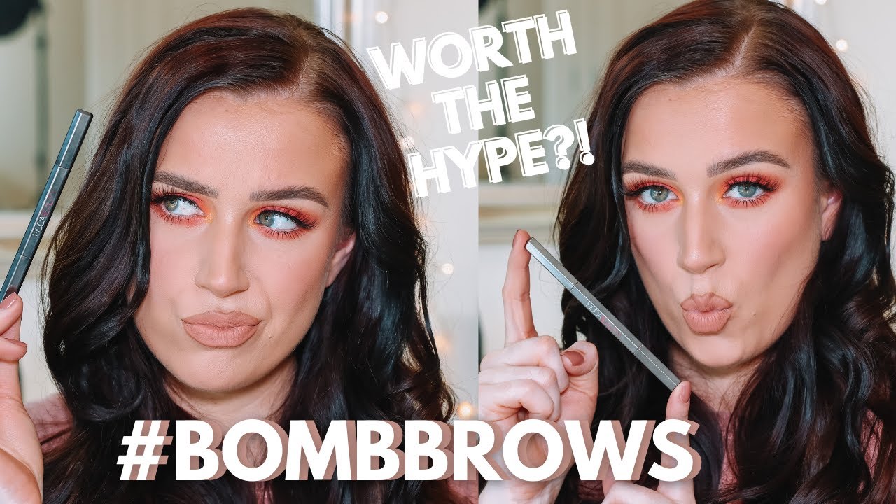 NEW HUDA BEAUTY BROW PENCIL | #BOMBBROWS REVIEW & FIRST IMPRESSIONS ...