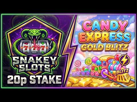 CAN A 20p STAKE GO CRAZY?! 🍬⚡ Candy Express Gold Blitz Slot Play!