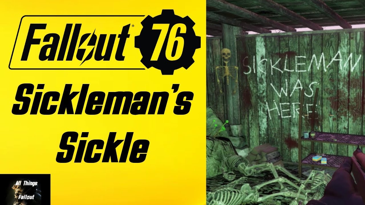 Fallout 76 Sickleman's Sickle Location And Bloatfly Loaf Recipe - YouTube