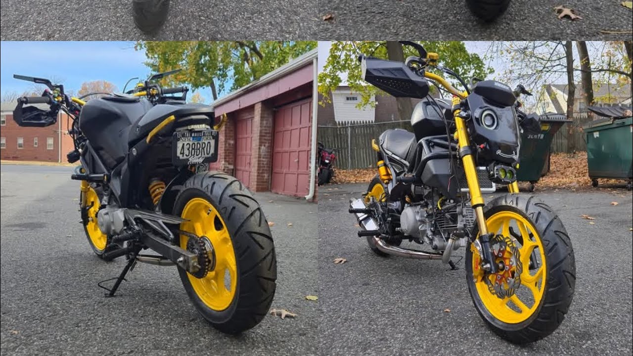 Custom Grom Clone Build Update Pt 10 ZS190 2V Swap - YouTube
