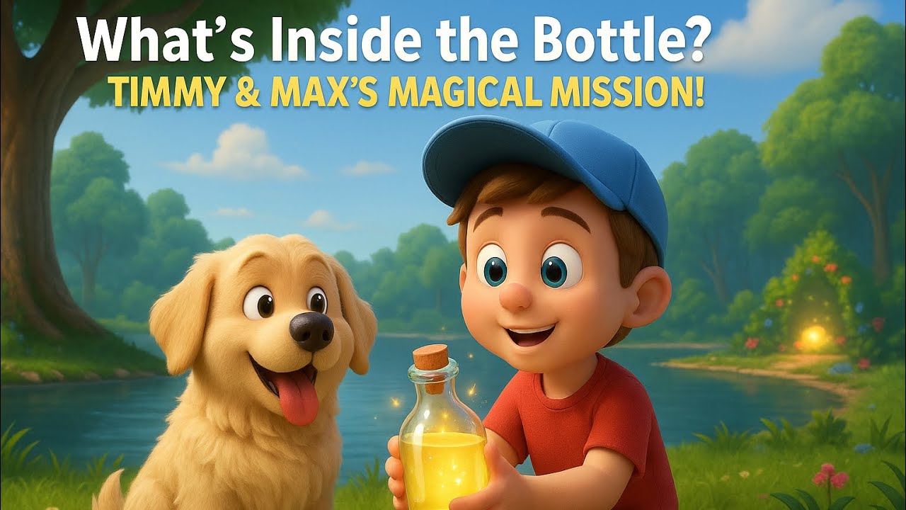 What’s Inside the Bottle?”Timmy & Max’s Magical Mission - YouTube