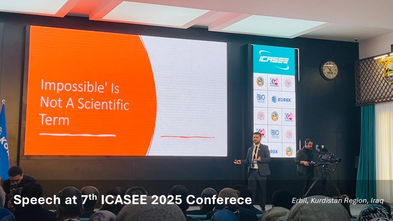 Guest of Honor at the 7th ICASEE 2025: Speaker and Honorary Award - YouTube