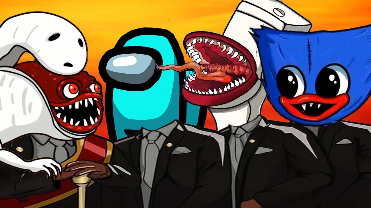 Bridge Worm & Among Us & Monster Toilet & Huggy Wuggy - Coffin Dance ...