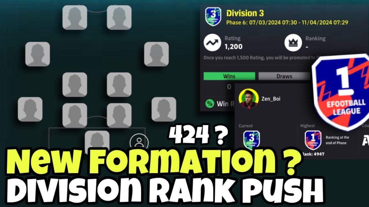 HOW TO REACH DIVISION 1 🤩🥳| SQUAD BUILDING| PLAYER PROGRESSION? BASE SQUAD🌟| DIVISION ...