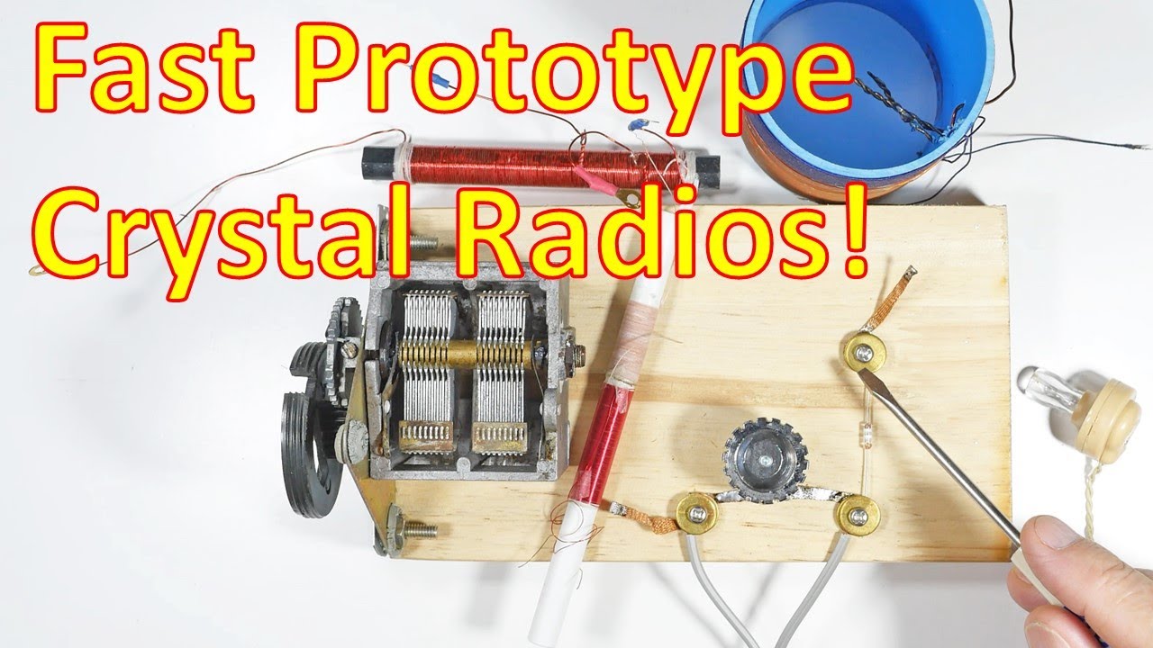 Crystal Radio Work Bench, Prototyper, Breadboard.... (4K) - YouTube