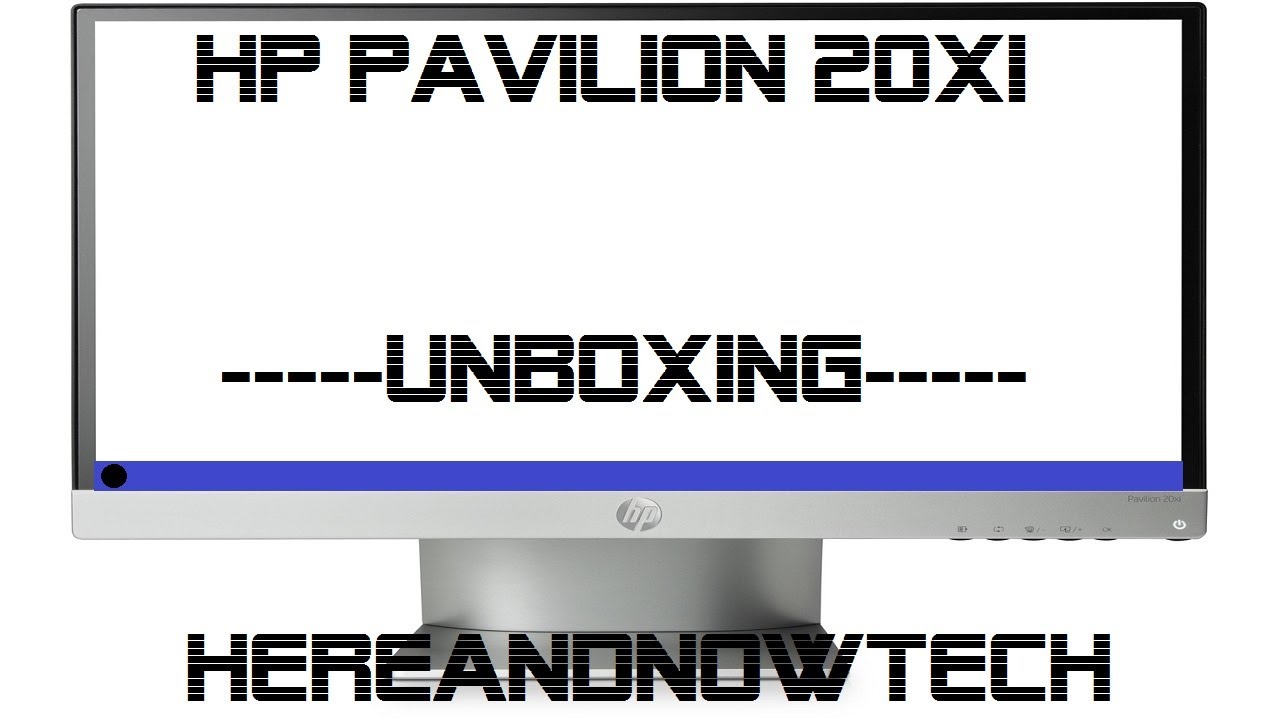 HP Pavilion 20xi Monitor Unboxing (Silver) - YouTube