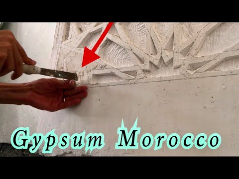 #artiste_morocco Engraved Moroccan gypsum - YouTube