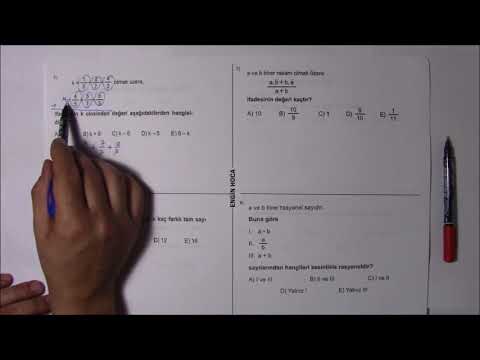 matematik deneme çözümü..(ENGİN HOCA)