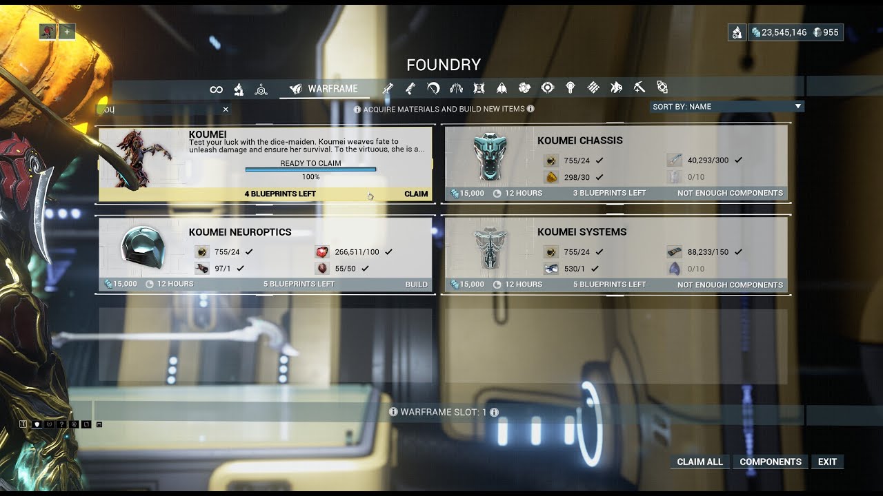 WARFRAME PASSION OF THE RNG FRAME! | Farming with friends! - YouTube