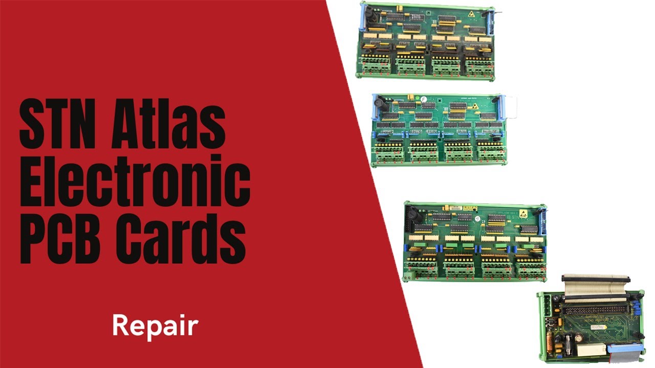 STN Atlas Electronic PCB Cards (4) Repair - YouTube