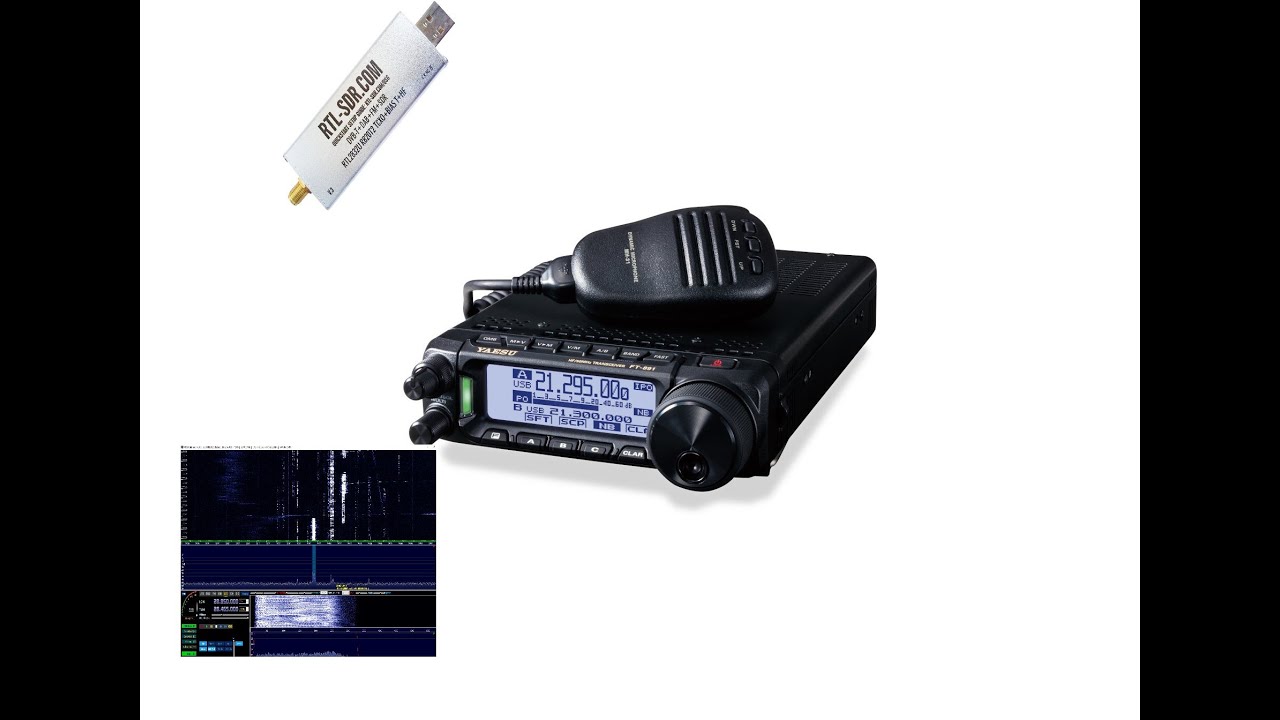ft-891 with mat tuner and portable panadapter HOW TO SETUP IS IN THE ...