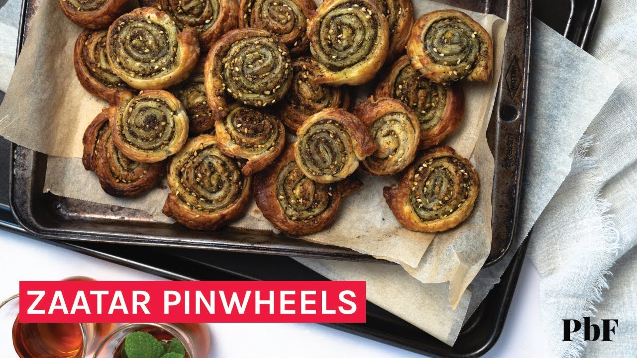 Zaatar Pinwheels (How to Use Zaatar with Puff Pastry) - YouTube