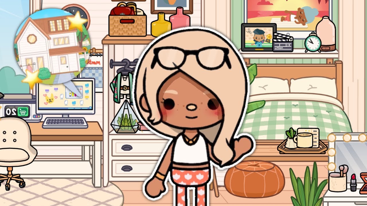 Aesthetic Big Family Home House Tour | *with voice* | Toca Boca Life ...