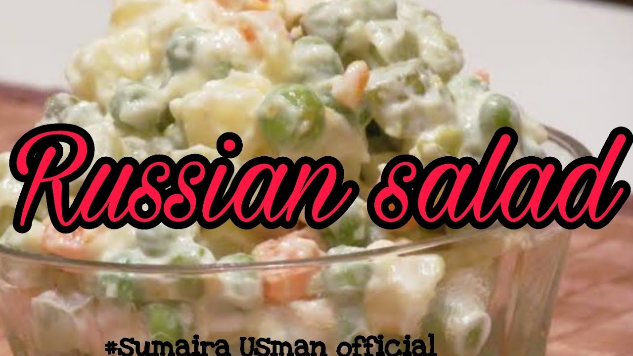 Russian salad simple homemade Russian salad recipe || SUMAIRA USMAN ...