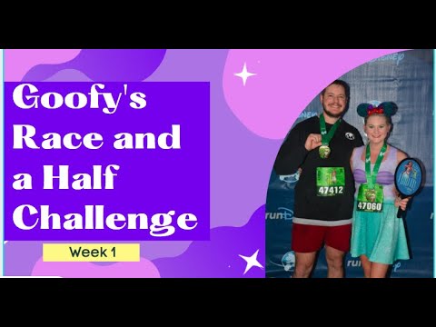 Goofy’s Race and A Half Challenge | Week 1 - YouTube