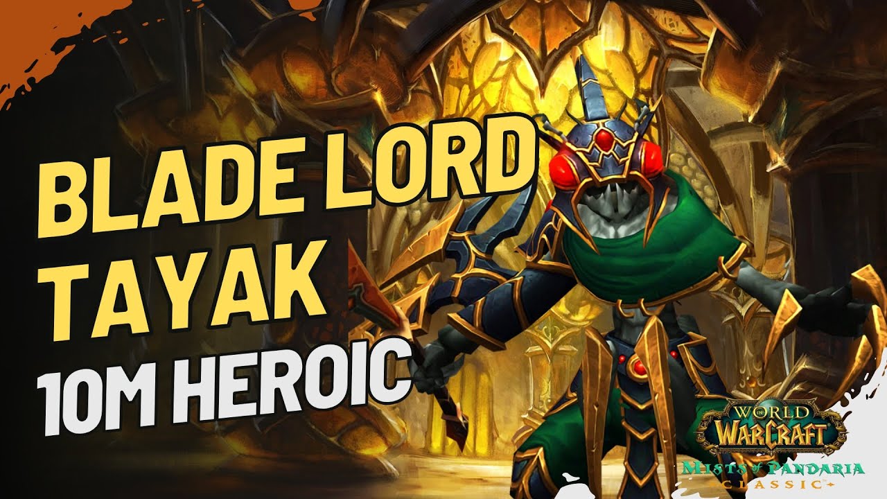 [TAB] Blade Lord Tayak - 10M HC - Discipline Priest POV - YouTube