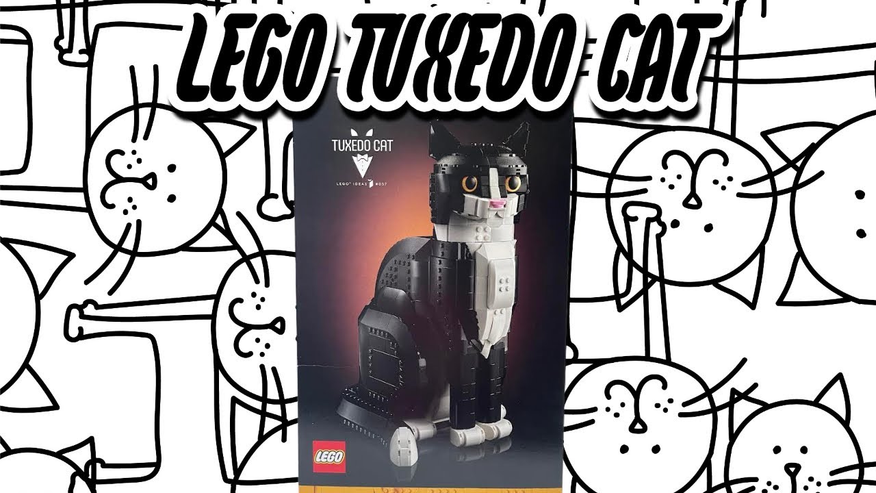 LEGO Build & Review: LEGO IDEAS 21349 LEGO Tuxedo Cat - YouTube