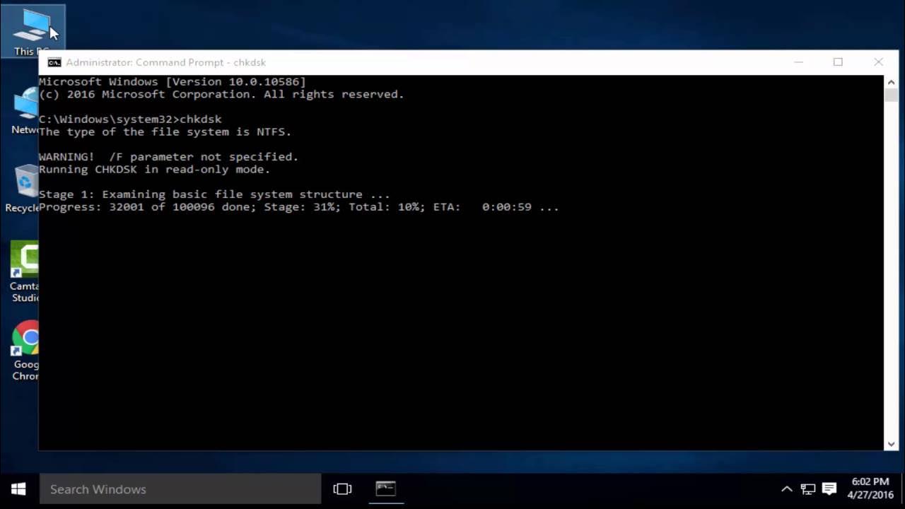 how to use Chkdsk find and fix disk errors - YouTube