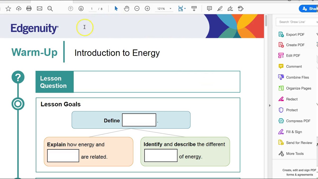 Download, Edit, and Save Edgenuity Notes in Adobe Acrobat - YouTube