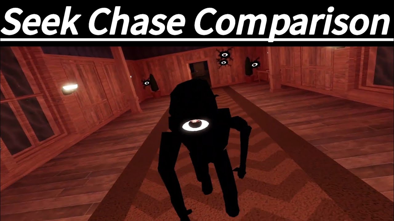 1st Vs 2nd Seek Chase Comparison [Doors] - YouTube