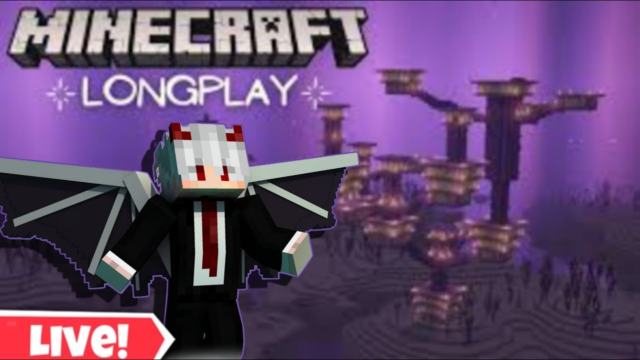 "🌑 The Endless Adventure – Minecraft Longplay LIVE 🌌"#minecraft #end # ...