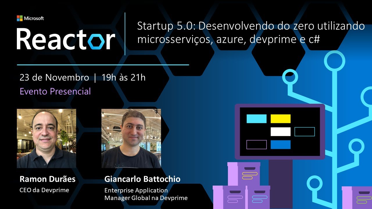 Startup 50 Desenvolvendo Do Zero Utilizando Microsserviços Azure Devprime E C Youtube
