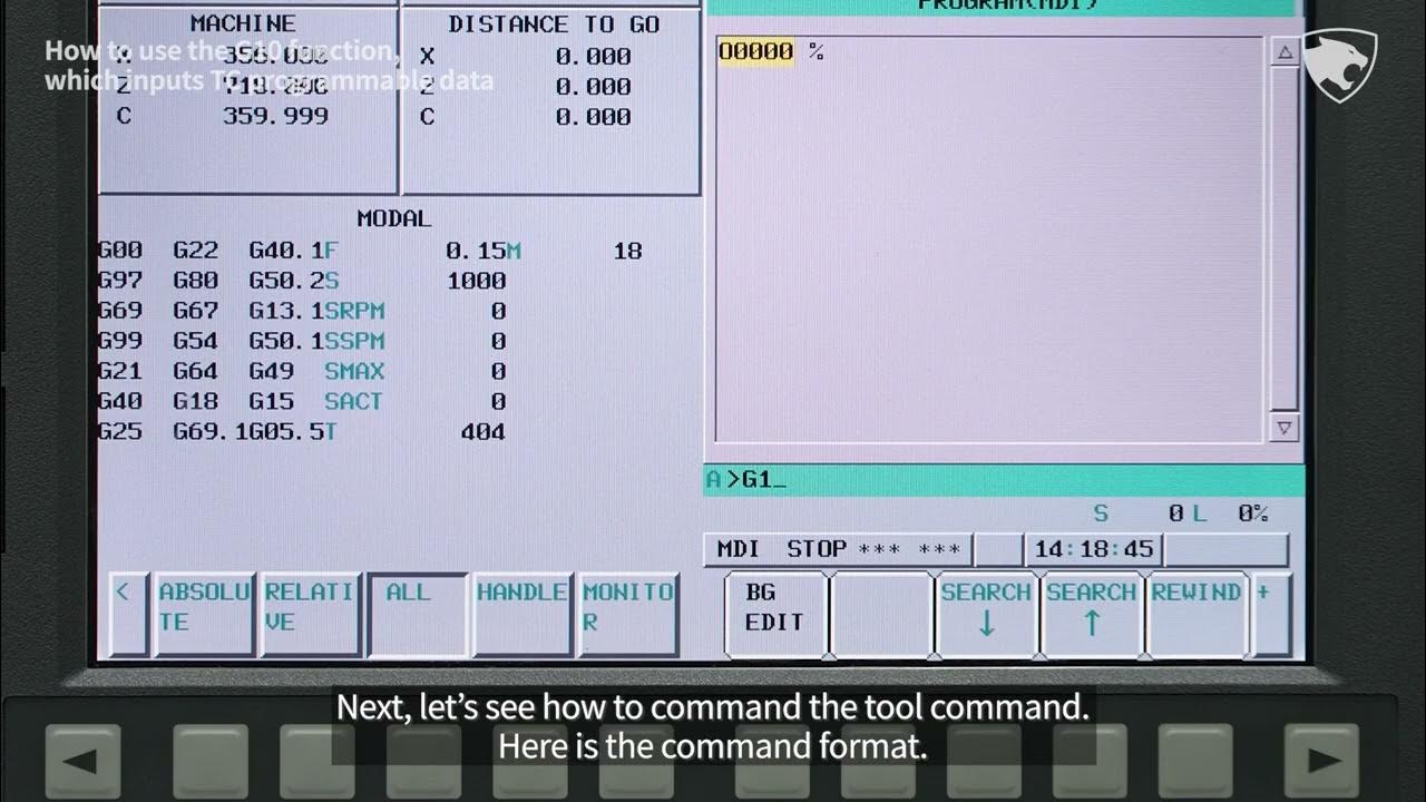 Service tip.12 [EN] - How to use the G10 function, which inputs TC programmable data - YouTube