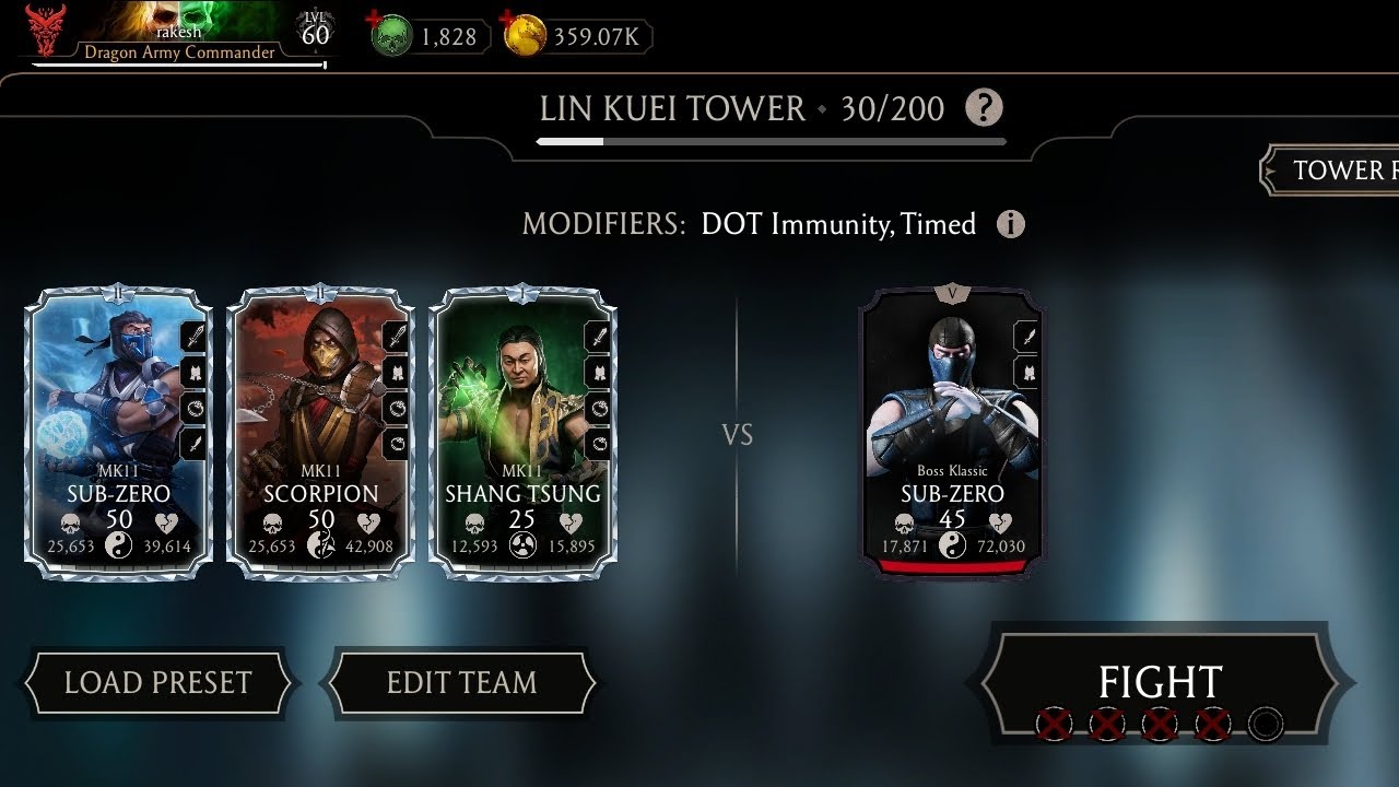 MORTALKOMBATMOBILE/LIN KUEI TOWER BOSS FIGHT 30 - YouTube