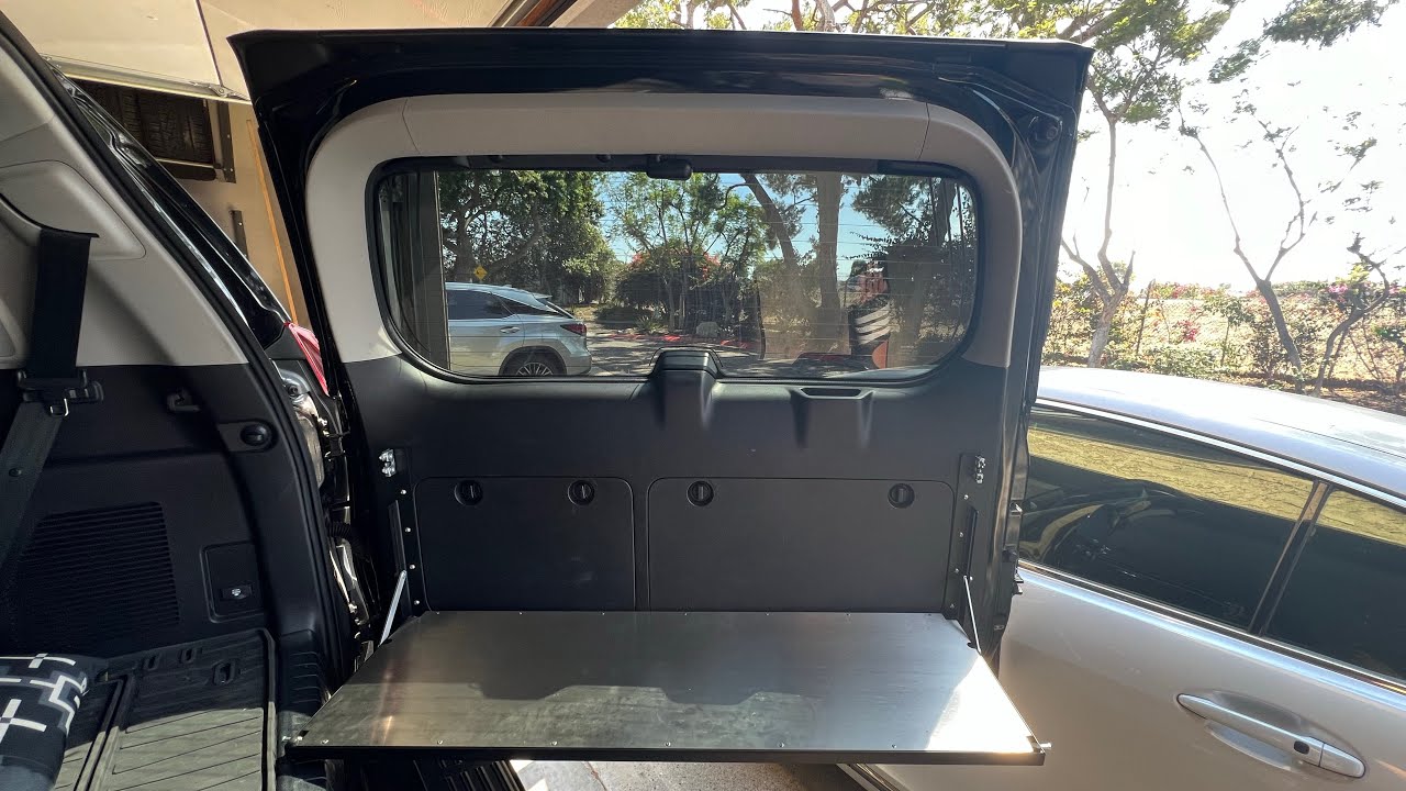 Installing Offroad Mania backdoor table on a Lexus GX460 - YouTube