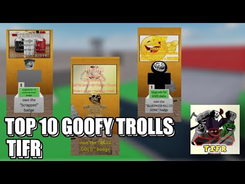 Top 10 Goofy Trolls in TIFR [1] | Roblox Trollge Incident Fights Reborn ...