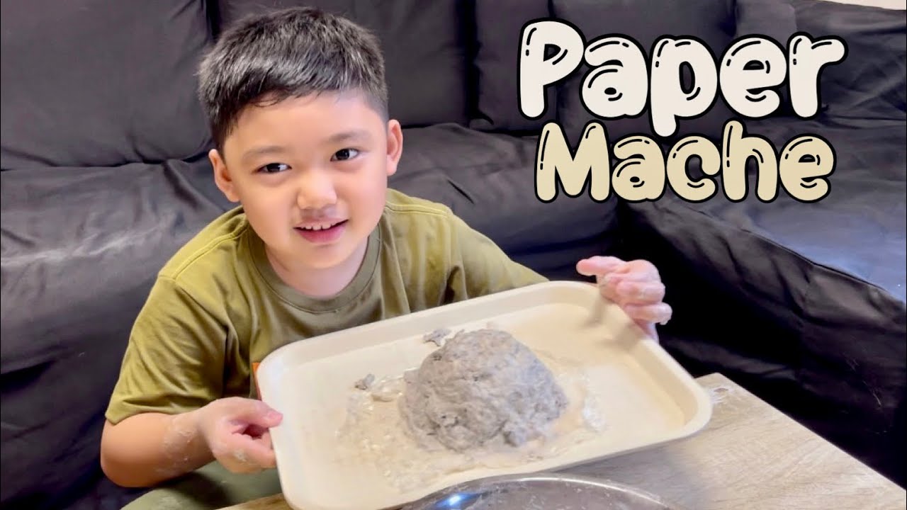 PAPER MACHE | School Project | The Jabs Series - YouTube