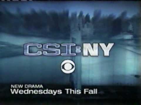 2004 CBS CSI NY Promo - YouTube