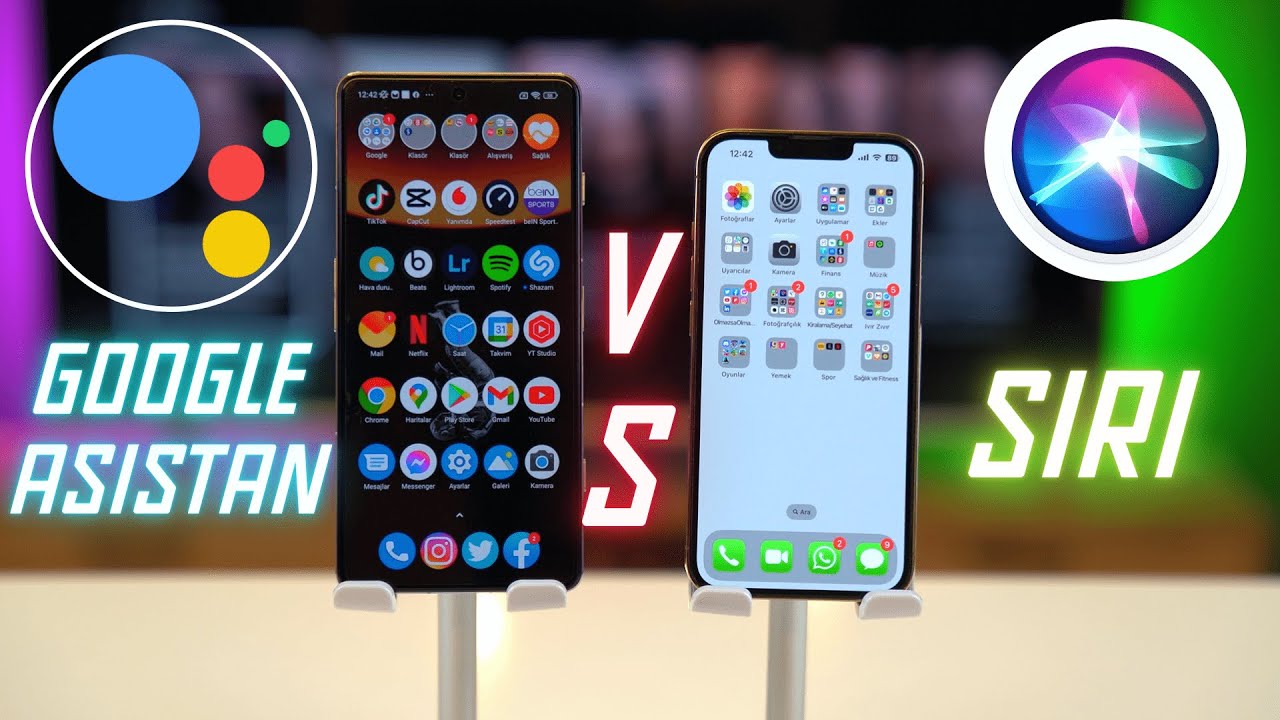 AKILLI ASİSTANLAR YARIŞIYOR! | Google Asistan vs Siri (2023) - YouTube
