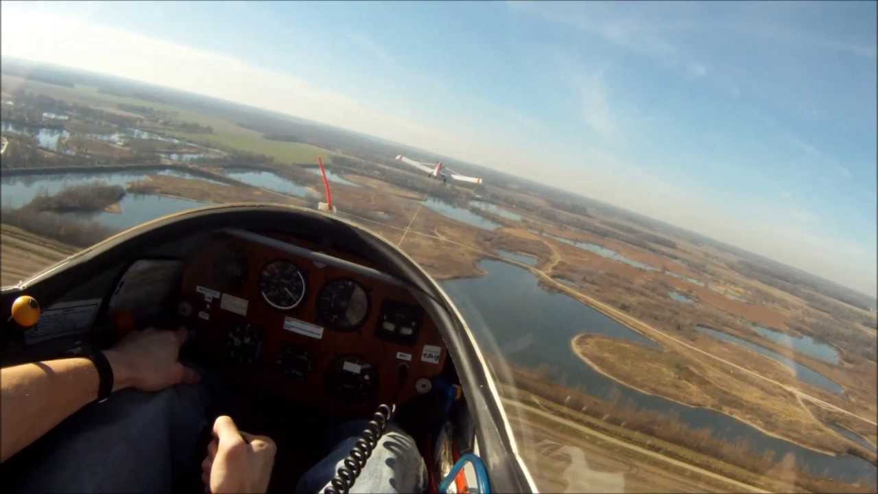 K-13 Glider Takeoff and Landing HD! - YouTube