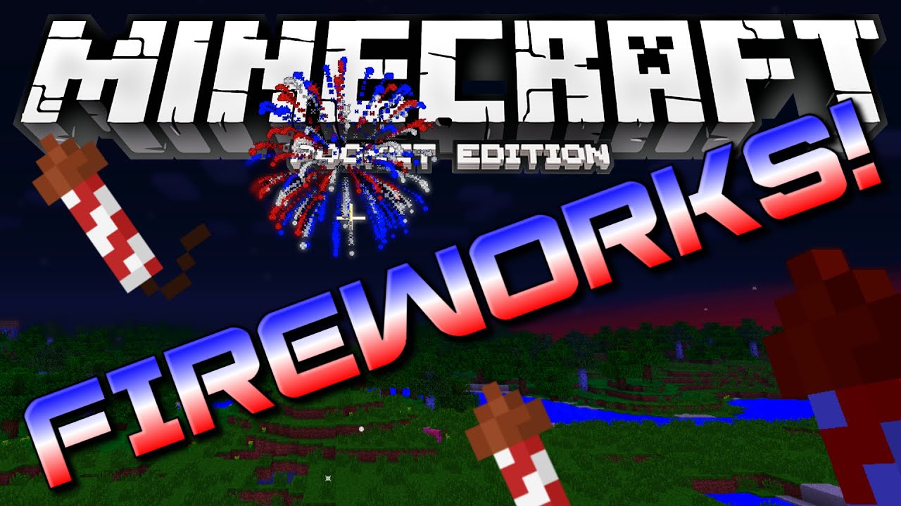 [0.11.1] FIREWORKS MOD! - Minecraft Pocket Edition - YouTube