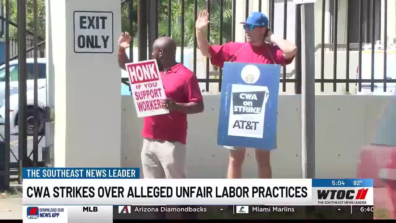 Communications Workers of America strikes over unfair labor practices ...