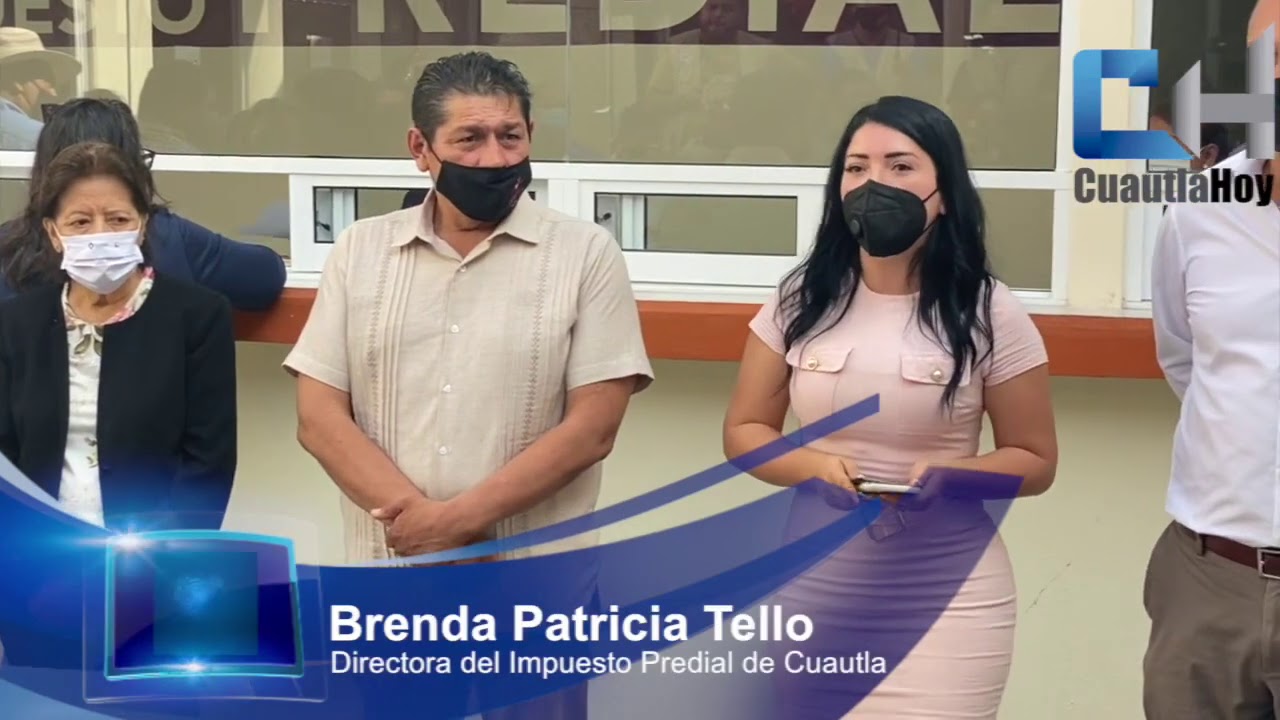 Brenda Patricia Tello, Directora del Impuesto Predial de Cuautla - YouTube