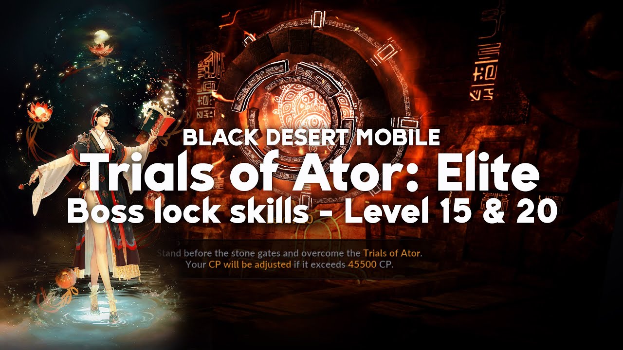 Trials of Ator: Elite, Levels 15 and 20 | The annoying Boss lock skills ...