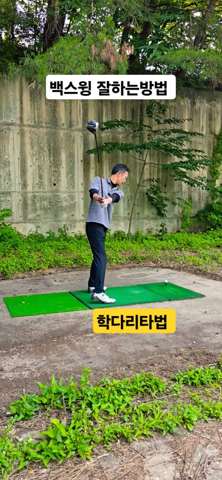 백스윙 잘하는방법 3단계 테이크어웨이 백스윙 백스윙탑 루틴 리듬스윙 Youtube