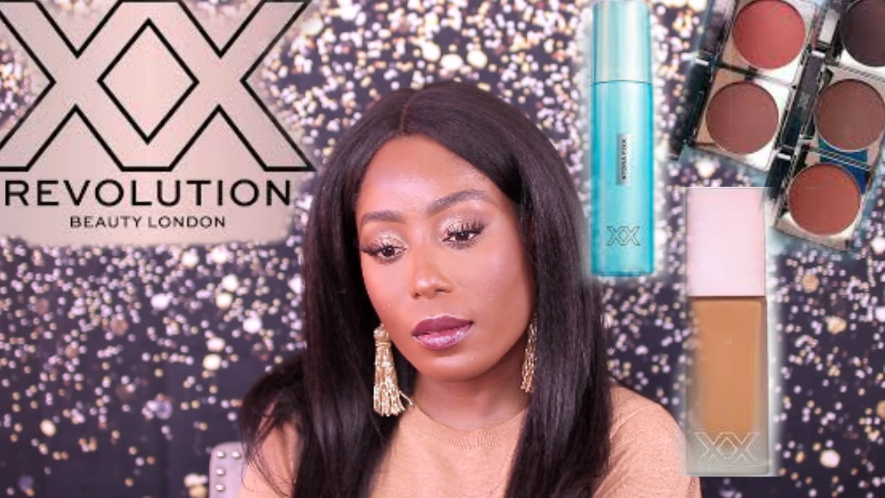 TESTING NEW XX REVOLUTION MAKEUP | FULL FACE ON DARK SKIN - YouTube