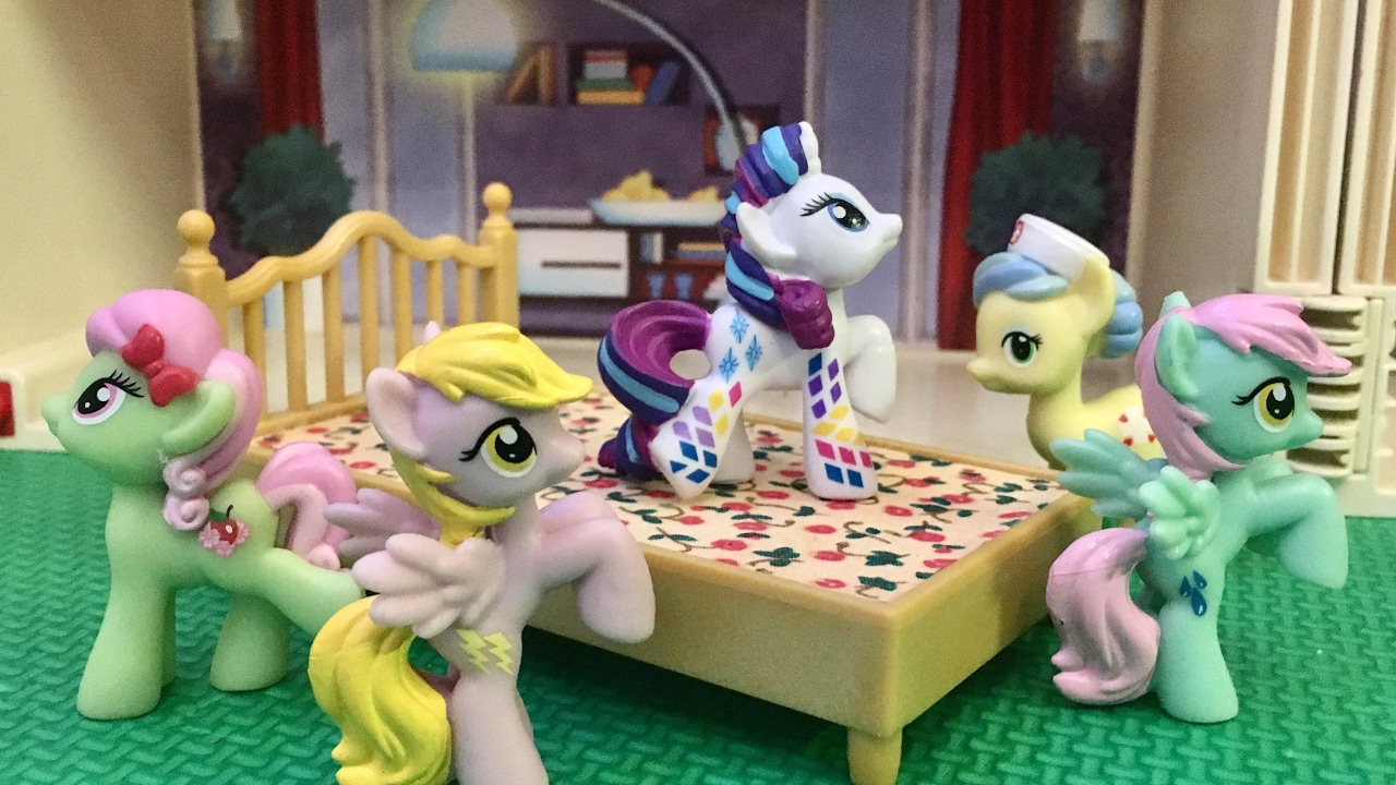 Five Little Ponies Jumping on the Bed Nursery Song | My Little Pony MLP ...