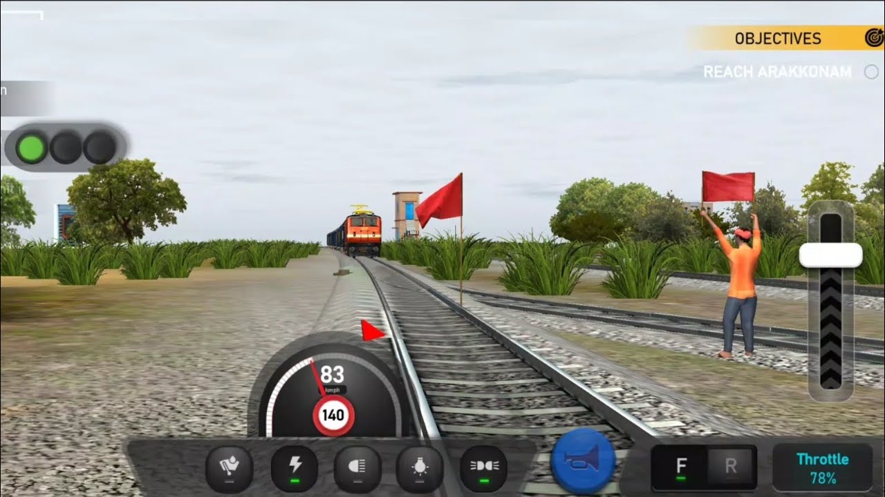 Indian Train Simulator Game | Diesel Locomotive Train Simulator | Part ...