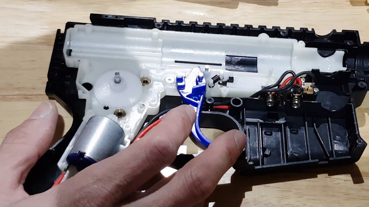 how to fix the select fire switch on M4 terminator V1 - YouTube