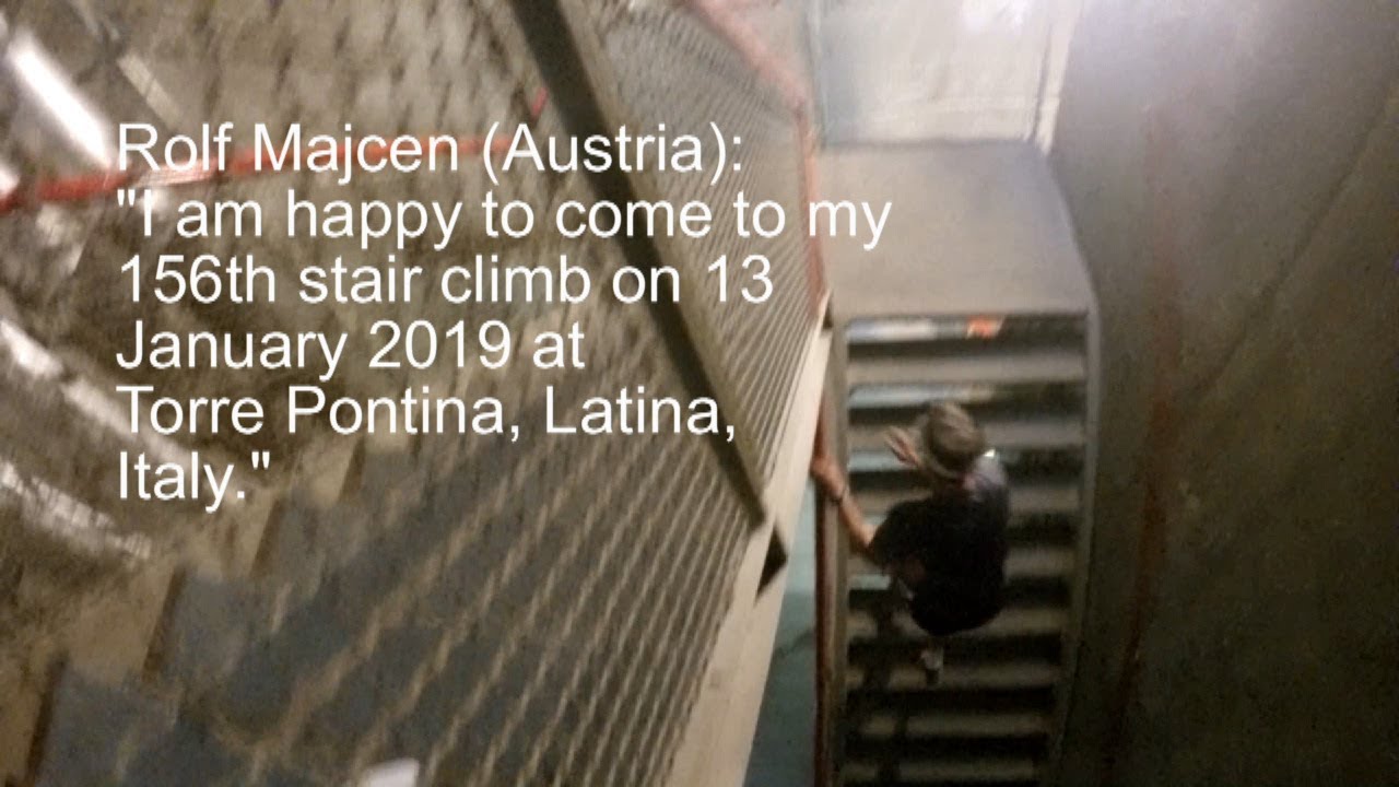Preparation for Torre Pontina Latina Italy Stair Climbing 2019 - YouTube