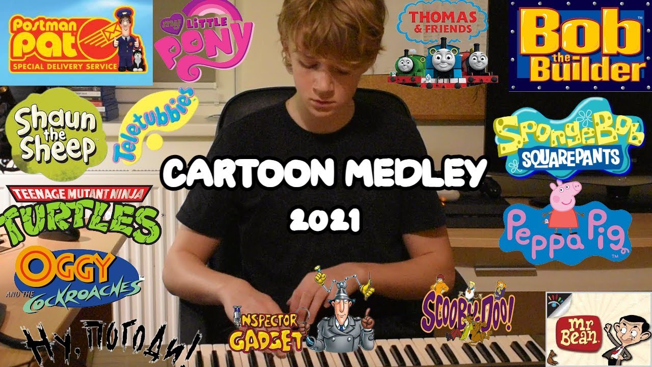 CARTOON THEMES MEDLEY 2021 (14 kids shows soundtracks) Vitek M. - YouTube